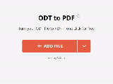 Free Online Odt To Pdf Converter Pdf Candy